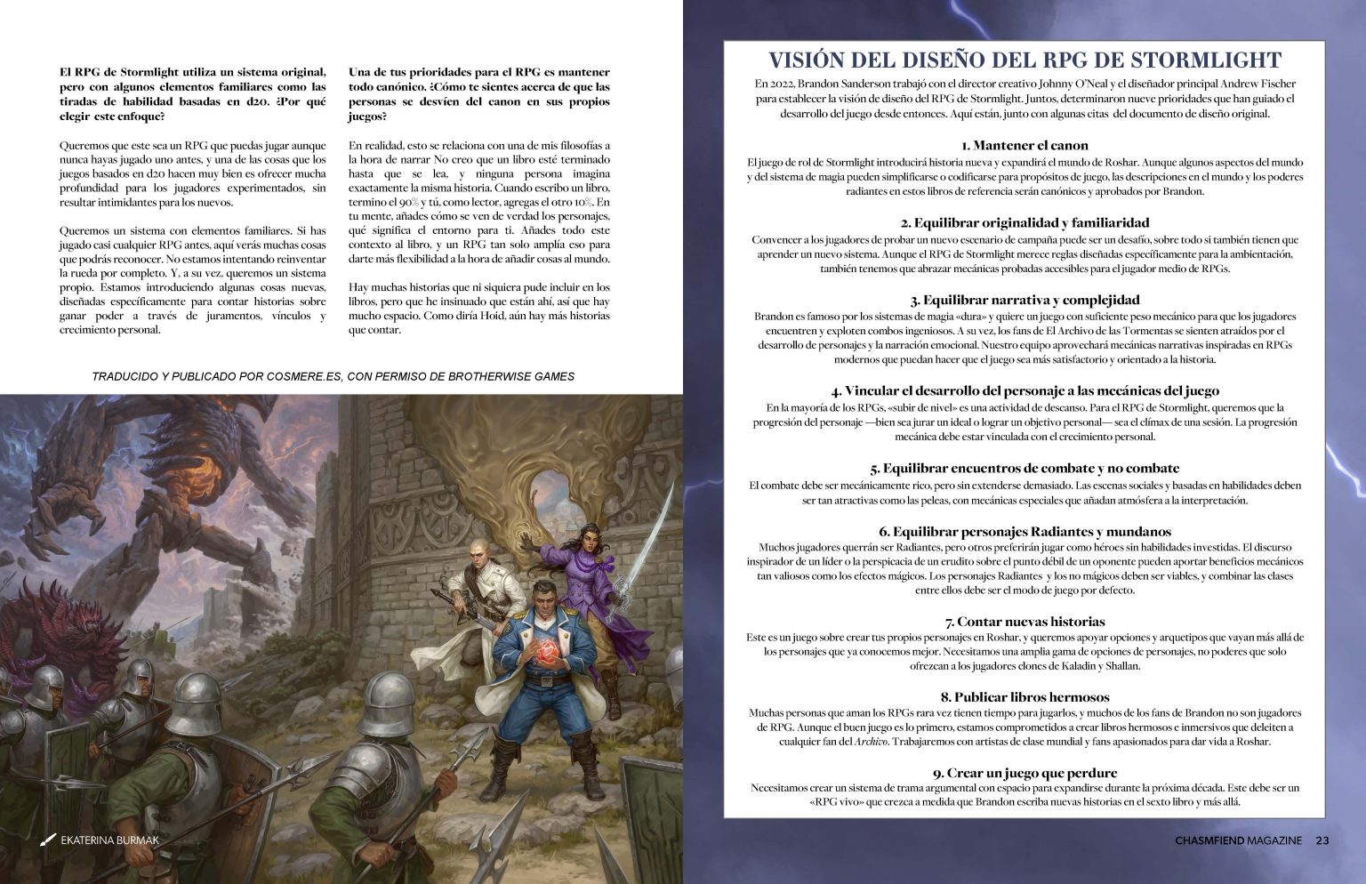 Chasmfiend Magazine: entrevista exclusiva con Brandon Sanderson ...